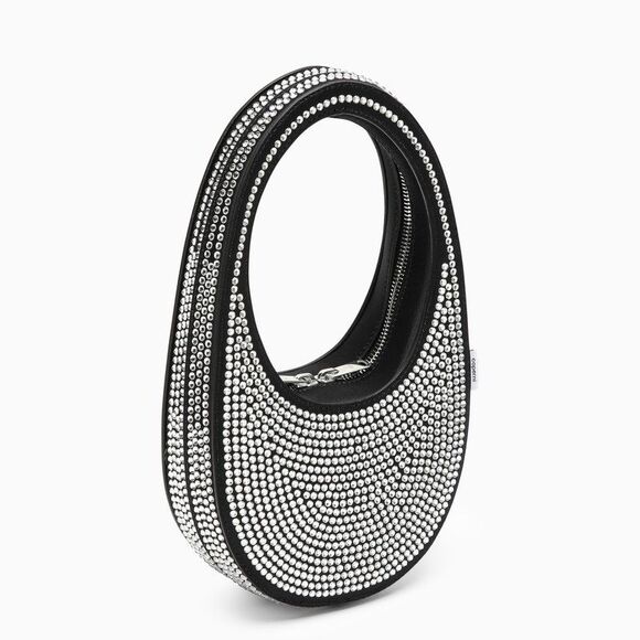 Coperni | Bags | Coperni Mini Swipe Bag Black With Crystals In Leather ...